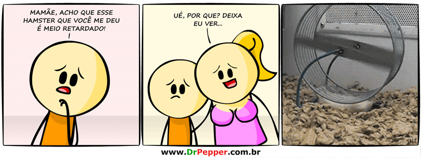 Quando você tem um rato retardado e percebe que ele ficou assim depois ...