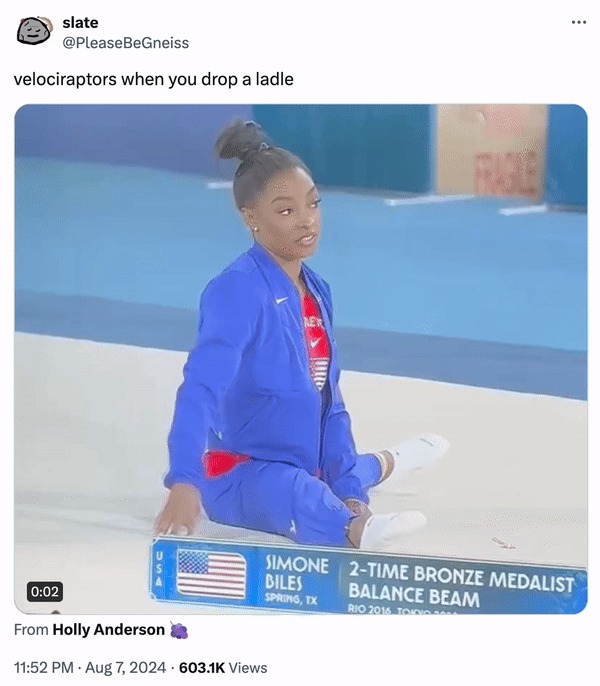 Simone Biles turning and staring meme - Meme by purplehazecut :) Memedroid